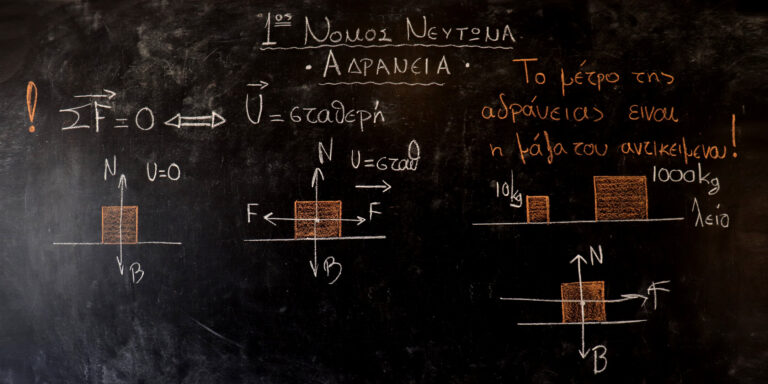 Ο ΠΡΩΤΟΣ ΝΟΜΟΣ ΤΟΥ ΝΕΥΤΩΝΑ ΚΑΙ ΑΔΡΑΝΕΙΑ | IT'S JUST PHYSICS