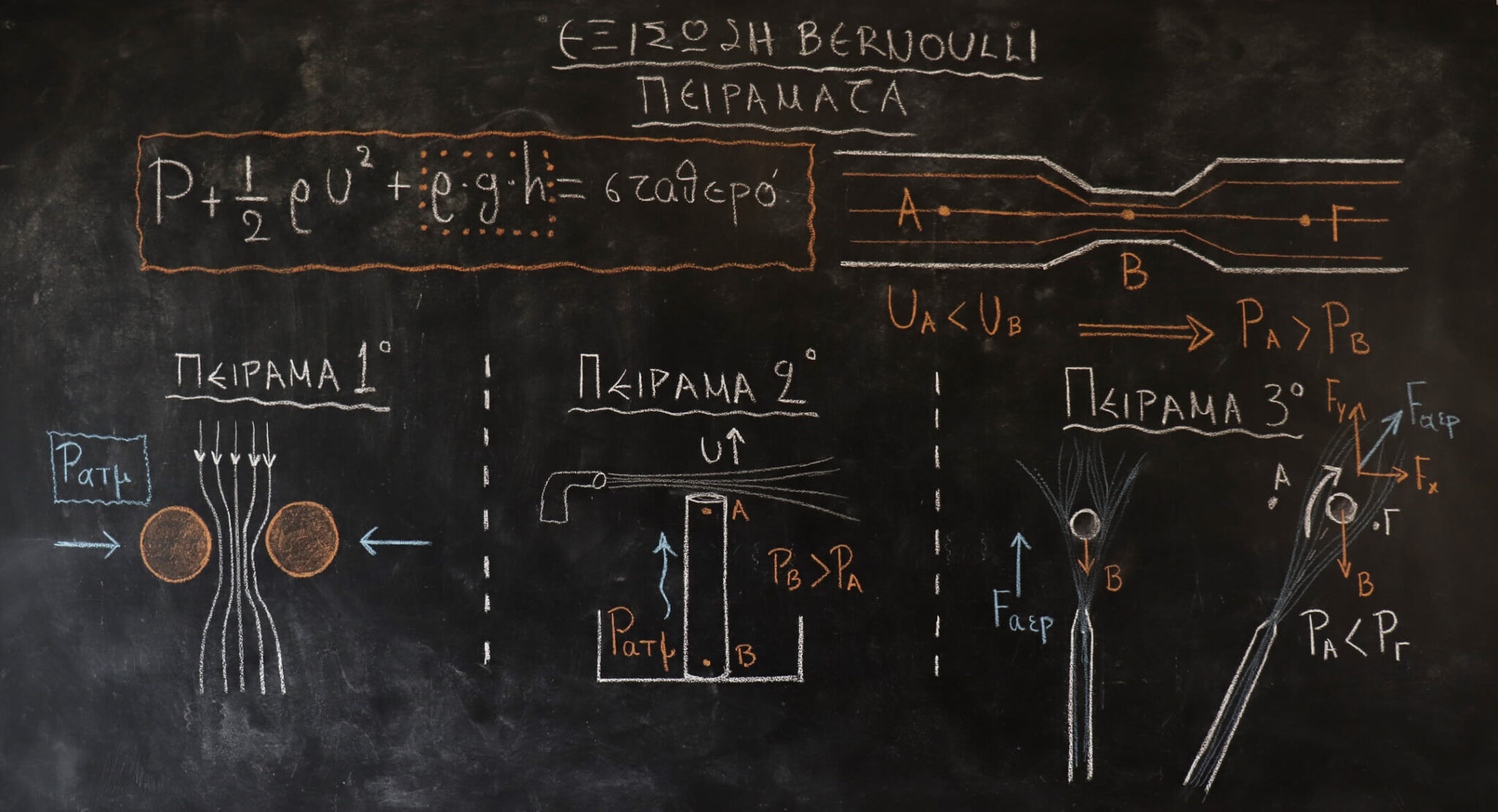ΠΕΙΡΑΜΑΤΑ ΡΕΥΣΤΩΝ ΚΑΙ ΕΞΙΣΩΣΗ BERNOULLI | IT'S JUST PHYSICS